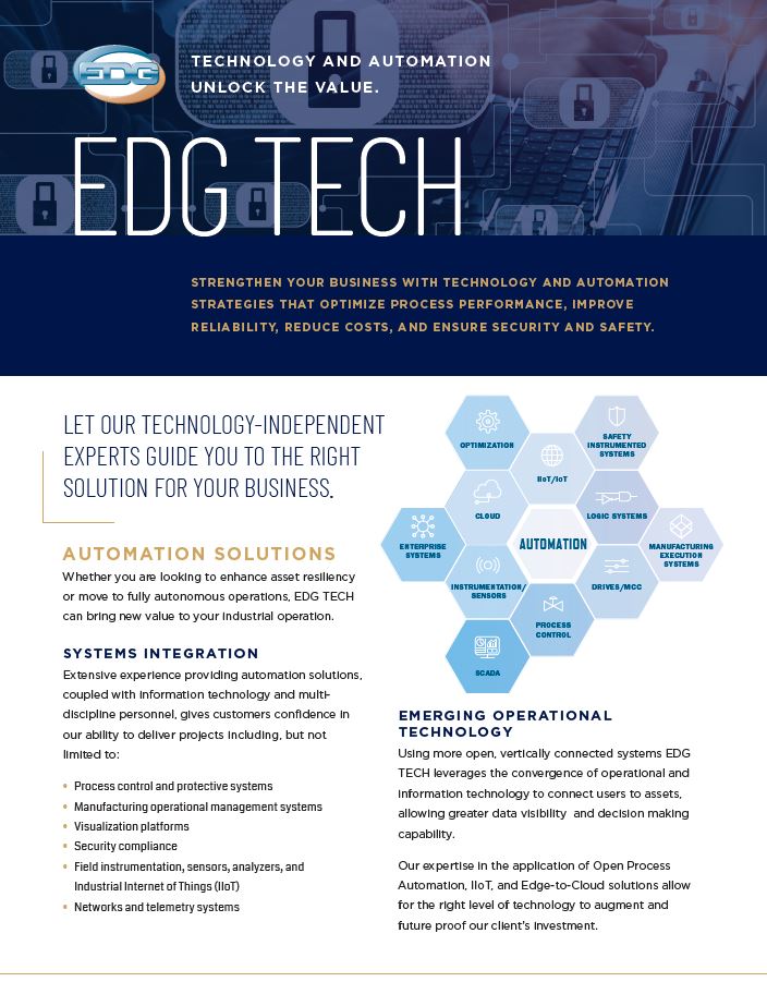 EDG Inc Services Brochures